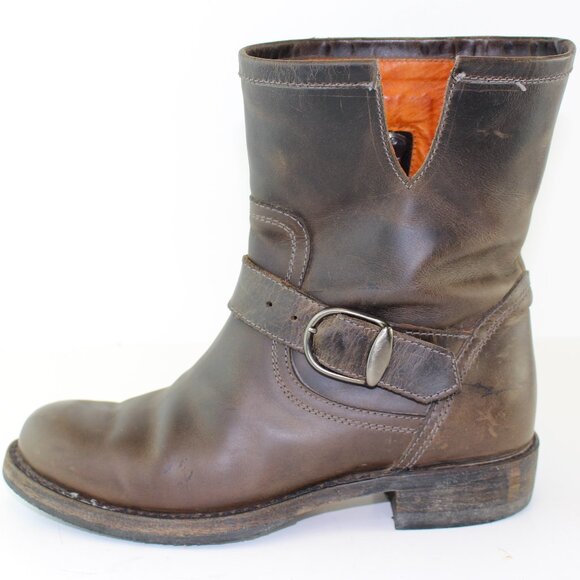 Sendra | Shoes | Sendra Western Buckled Leather Boot 65 Us | Poshmark